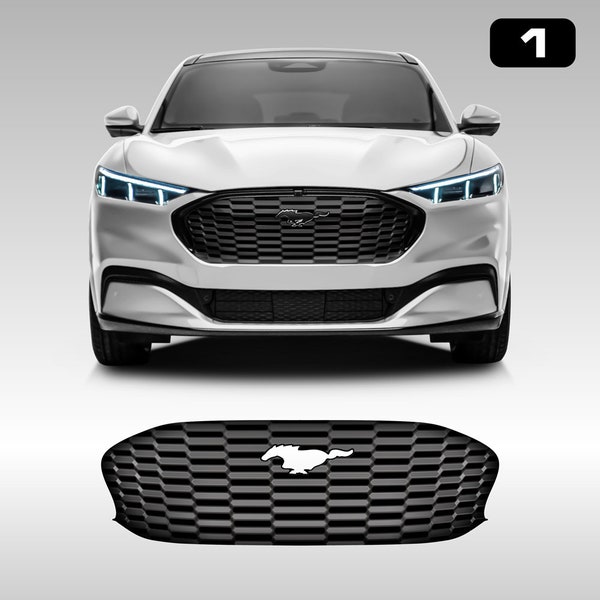 Mustang Mach E Logo Decal - Etsy