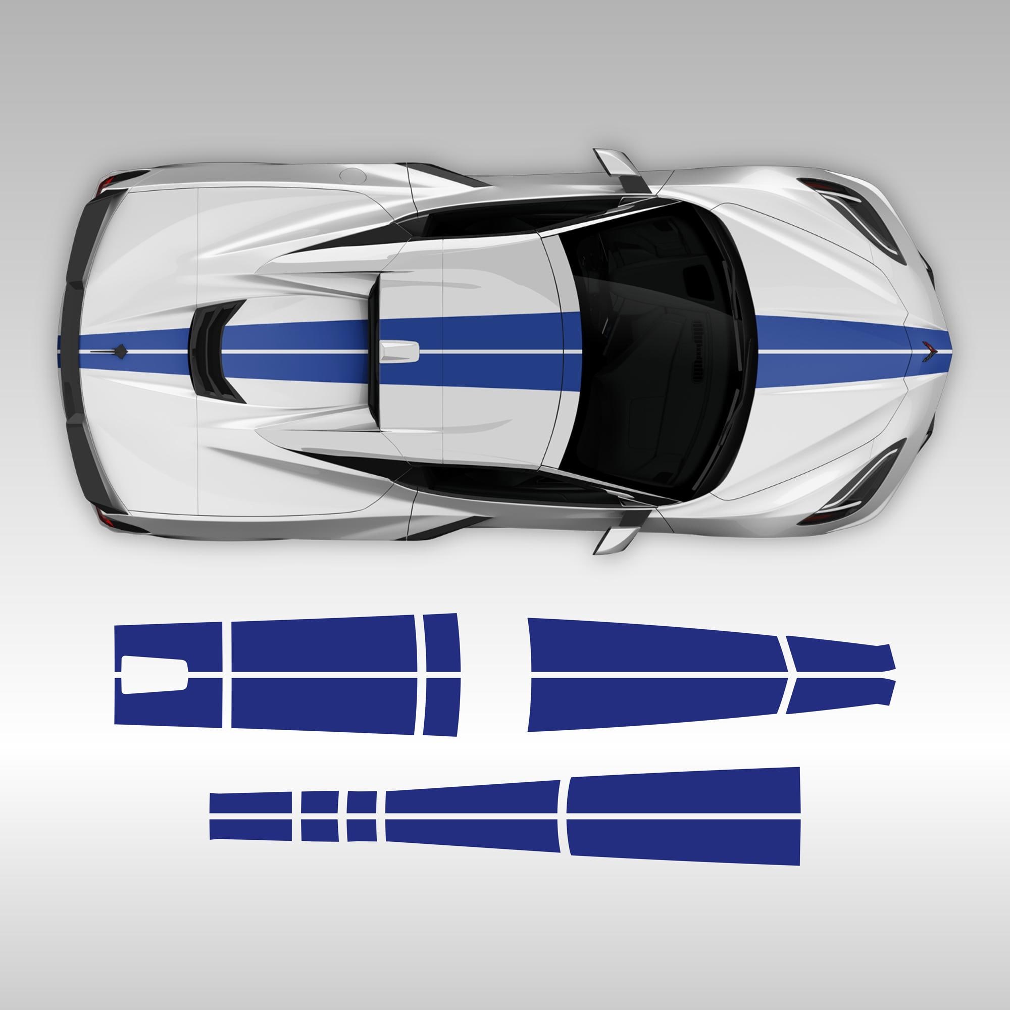 Corvette C8 Racing Stripes: 3M Vinyl Decal (2021-2024) (please Add a ...