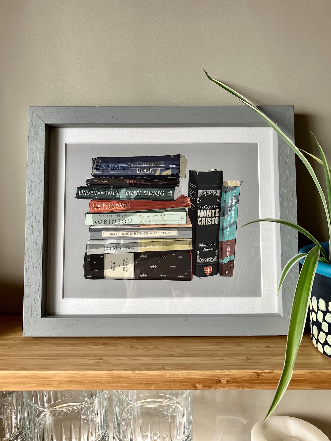Custom Print: Your Favourite Books - Etsy