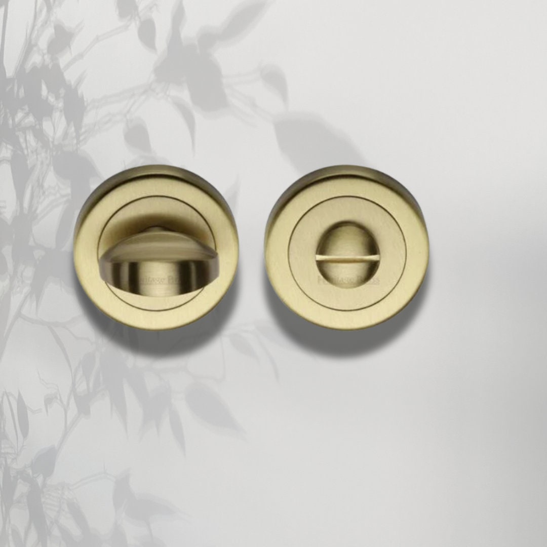 Brass Privacy Lock , Thumb Turn With Emergency Release - Etsy
