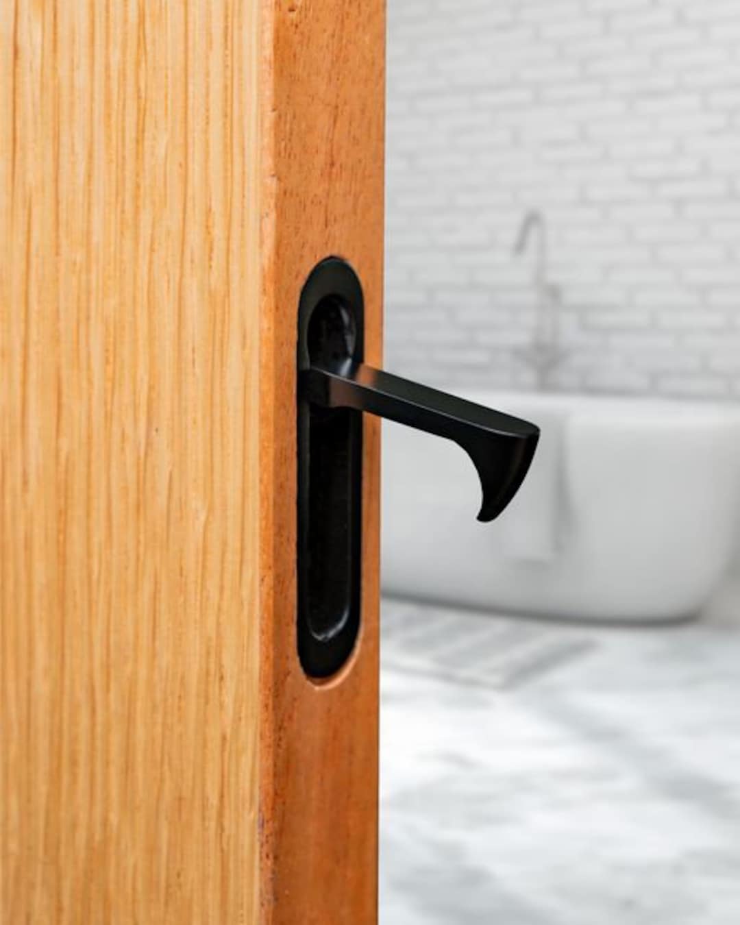 Solid Brass Sliding Door Edge Pulls Available in 5 Stunning Finishes ...
