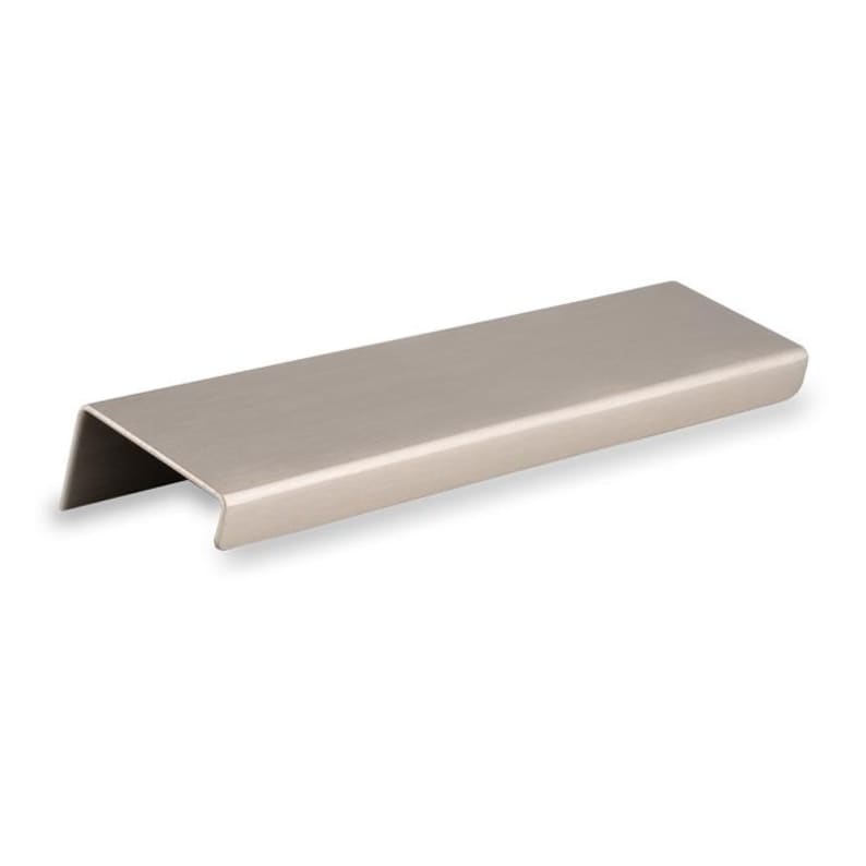 Solid Brass Finger Cabinet Pull: Modern Minimalist Drawer Handle. Edge ...