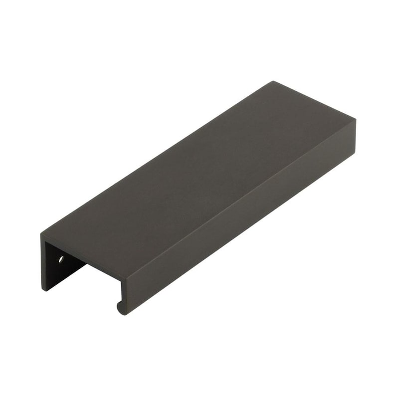 Solid Brass Large Edge Pull Handle. Flush and Discreet Ideal for Modern ...
