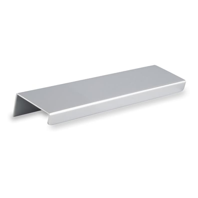 Solid Brass Finger Cabinet Pull: Modern Minimalist Drawer Handle. Edge ...