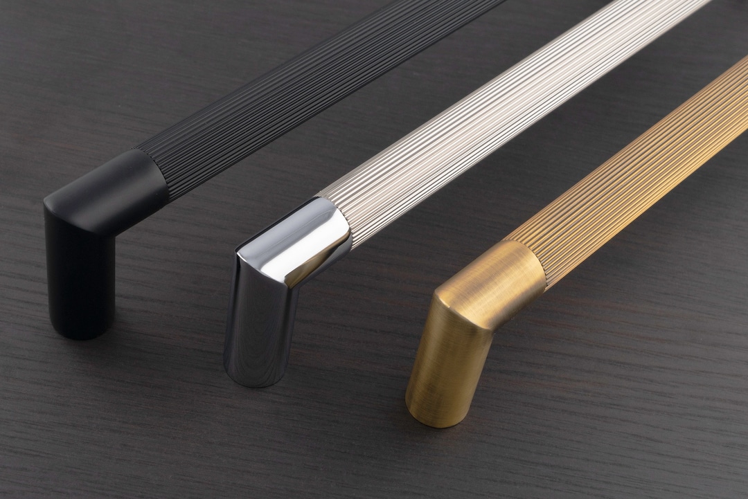 Mitered Knurled Door Pull Handle. Made From Stainless Steel , Available ...