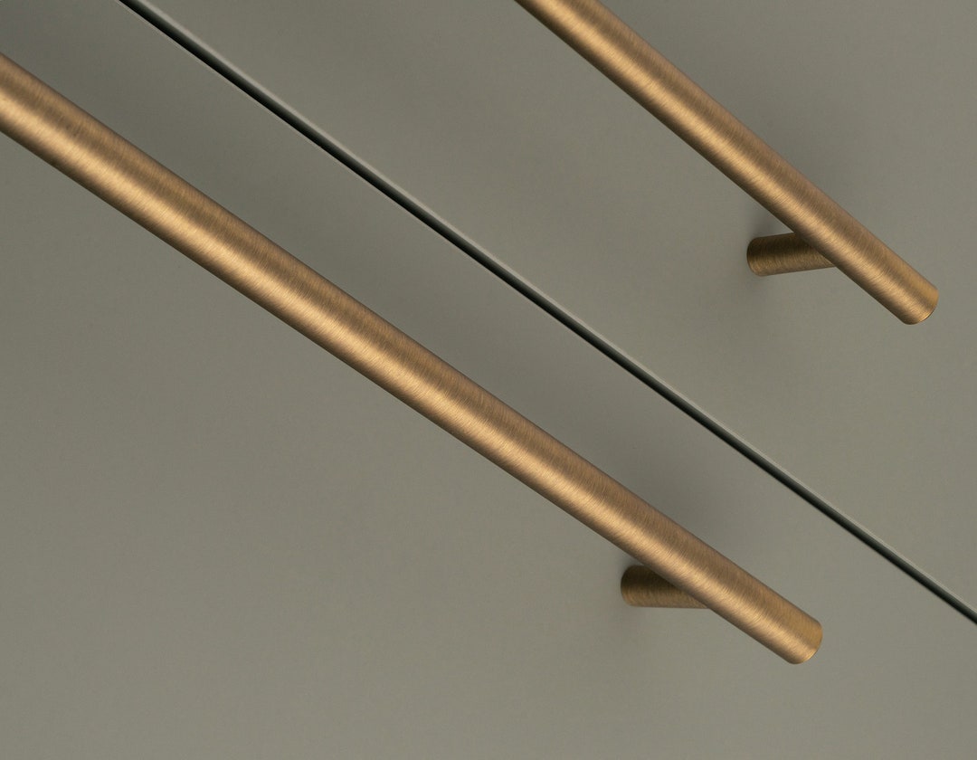 Steel T-bar Cabinet Handle / Kitchen / Wardrobe /dressers / Draws - Etsy UK