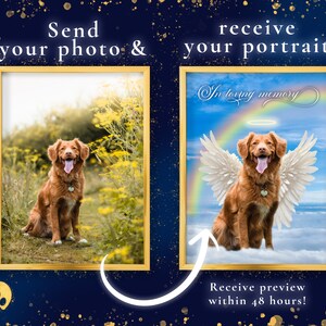 Dog Memorial, in Loving Memory, Dog Sympathy Gift, Puppy Tribute, Pet ...