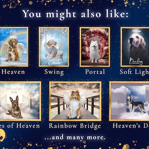 Dog Memorial, in Loving Memory, Dog Sympathy Gift, Puppy Tribute, Pet ...