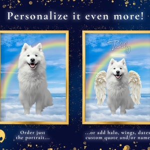 Dog Memorial, in Loving Memory, Dog Sympathy Gift, Puppy Tribute, Pet ...