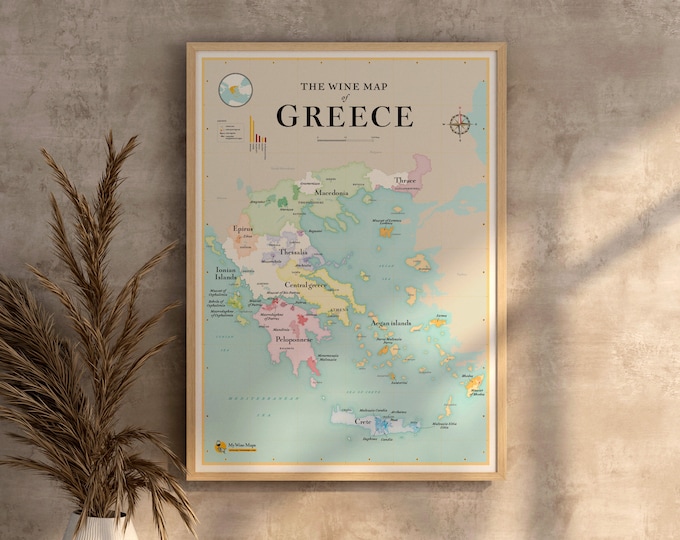National Geographic Maps: Greece and the Aegean 1958 and Italy 1961 - Etsy