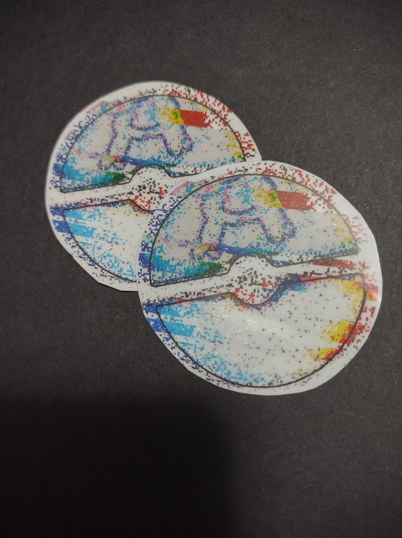Glitched Pokemon Team Aqua Ball Sticker - Etsy