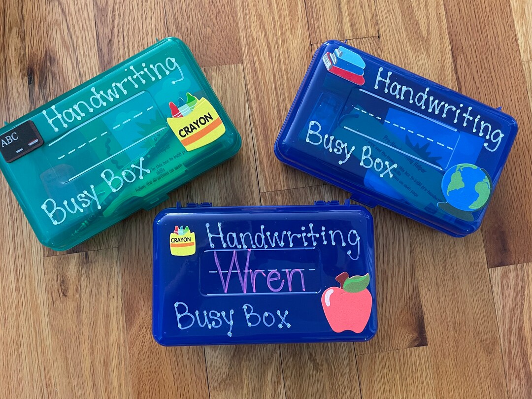 Fine Motor Skills Box, Handwriting, Interactive Preschool Activity ...