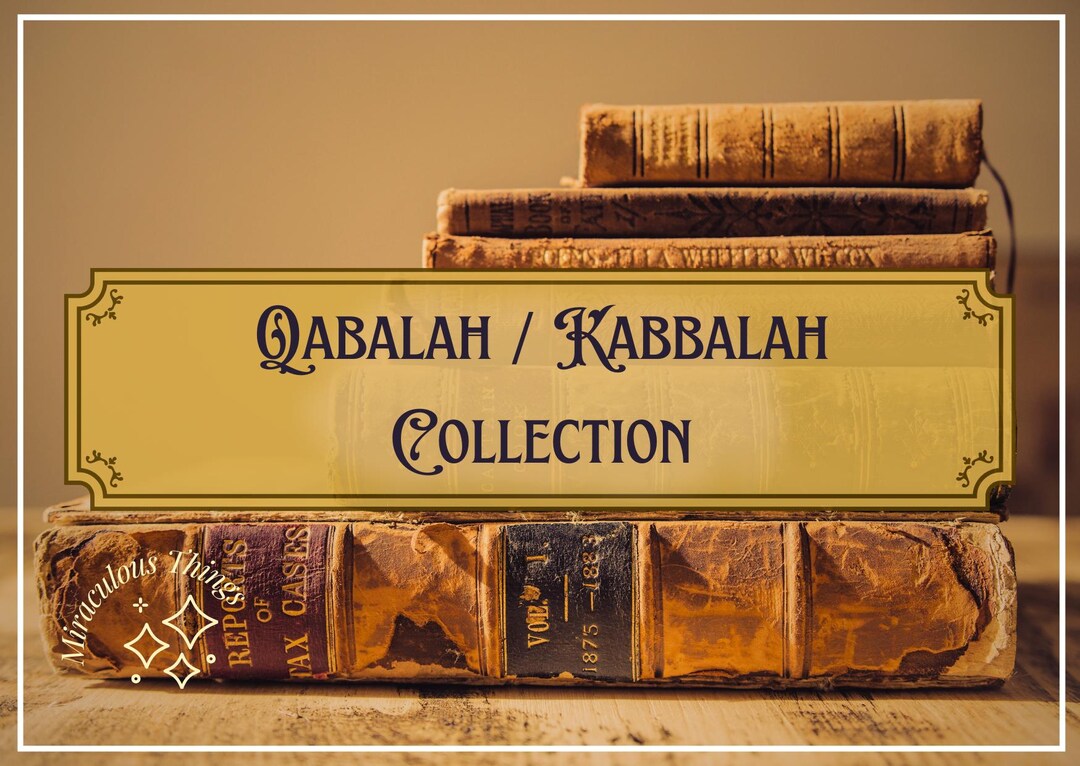 Kabbalah E-book Collection. - Qabalah Library - Occult Library ...