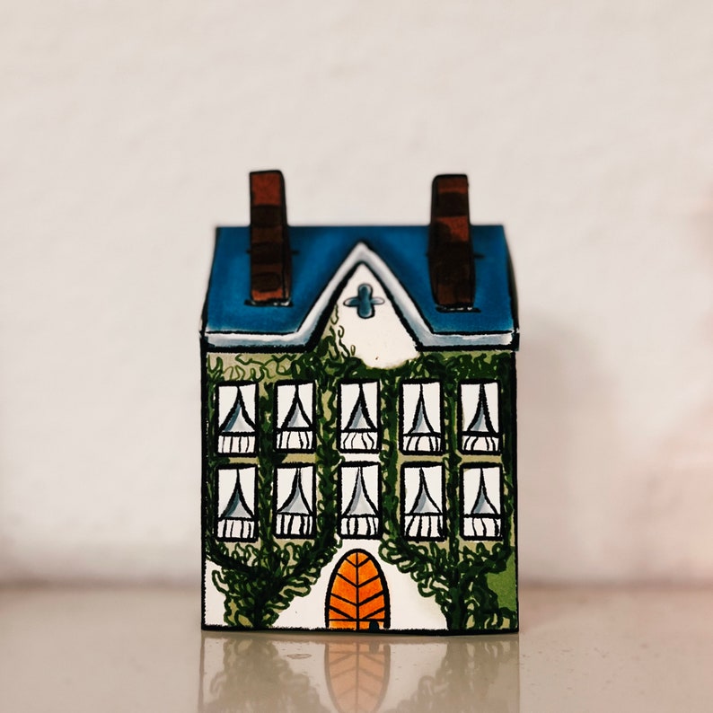 Printable Papercraft House: Paris DIY Coloring Page (PDF Digital File ...