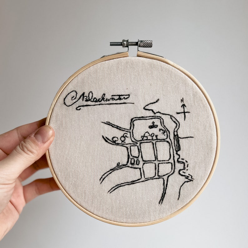 Arthur Morgan Journal Inspired Embroidery RDR2 Red Dead Hand - Etsy