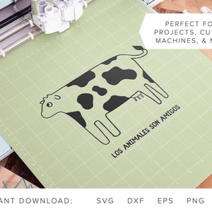 Los Animales Son Amigos | Set of 6 | Personal Use Digital Artwork: Svg ...