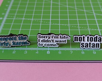 Funny Enamel Pins - Etsy UK