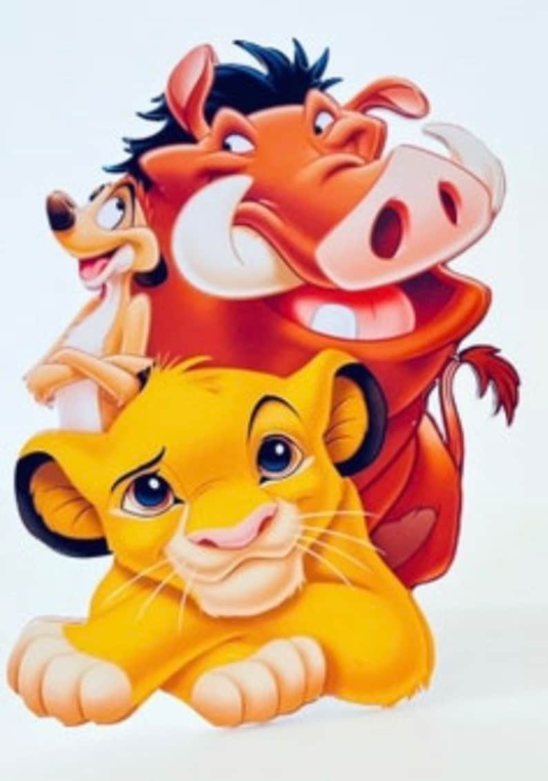 Lion King, Simba ,cutouts Stands (2),table Decor, Lion King Party, Lion ...