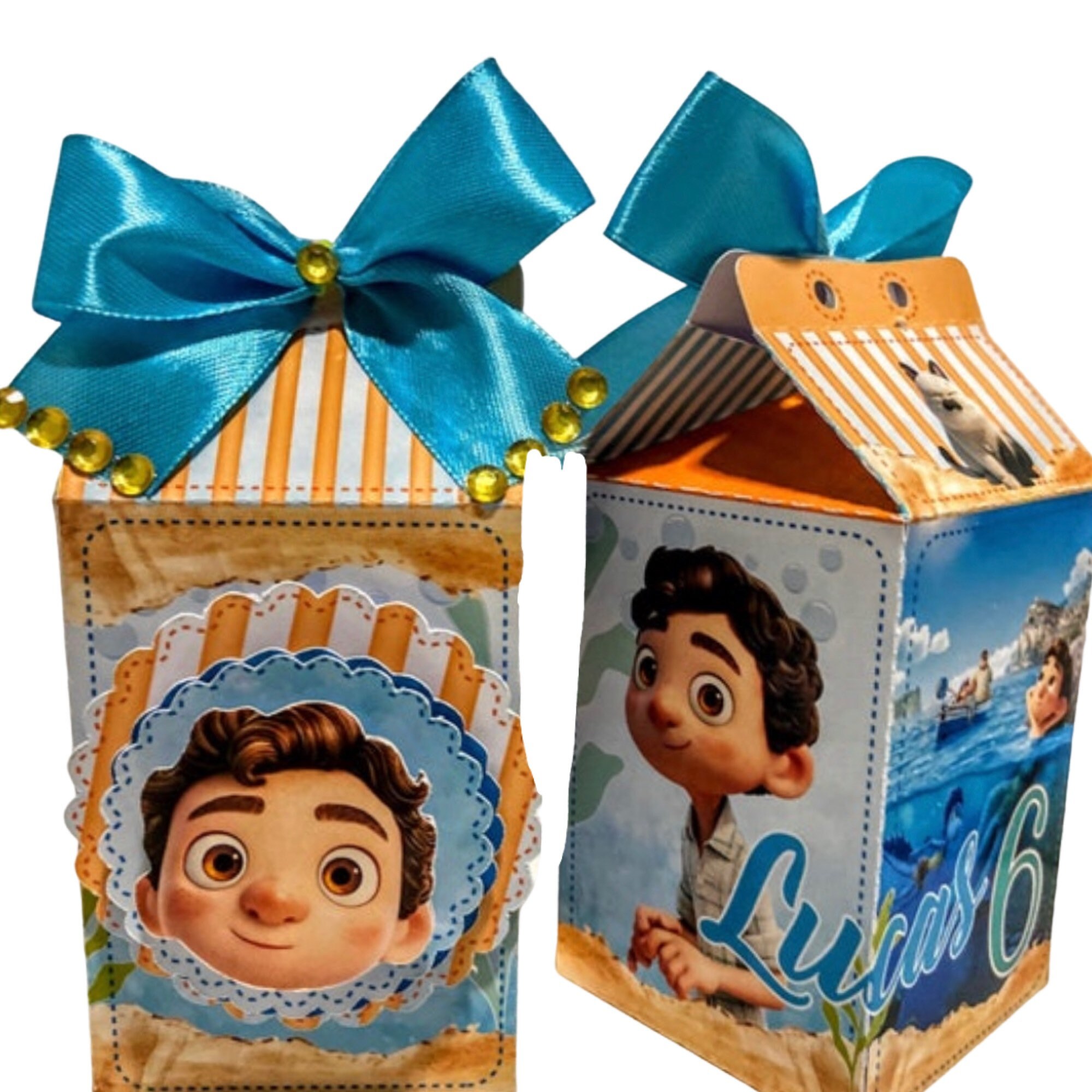 Luca Favor Boxes Birthday Luca Party Theme Party - Etsy