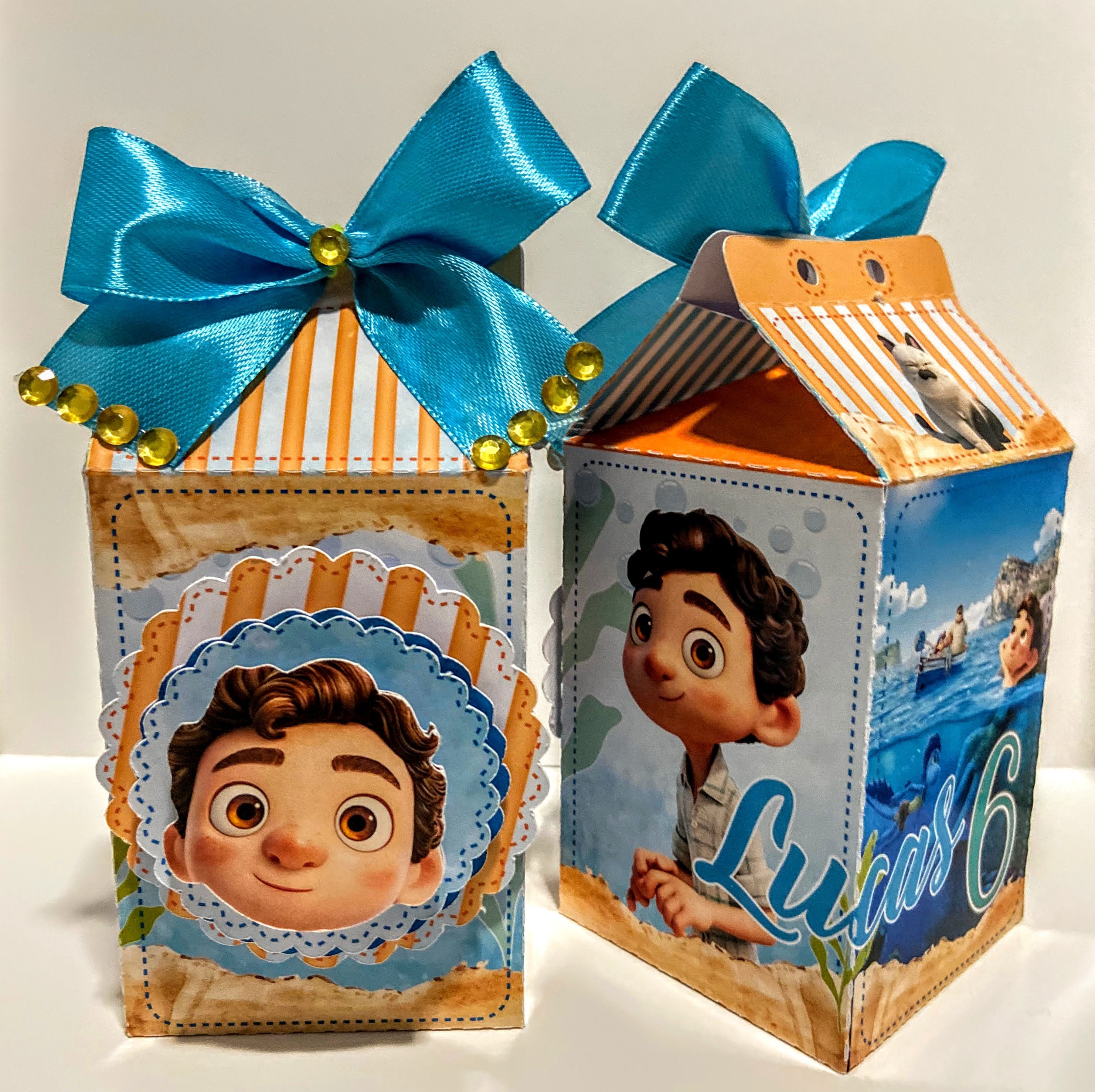 Luca Favor Boxes Birthday Luca Party Theme Party - Etsy