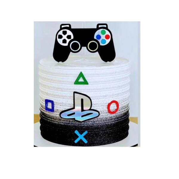 Playstation control cake topper - Etsy Nederland