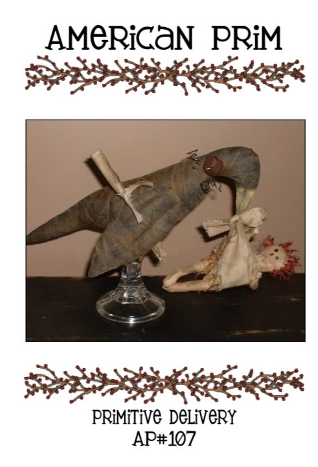 Primitive Delivery, Primitive Crow, Primitive Raggedy Doll, Make Do - Etsy