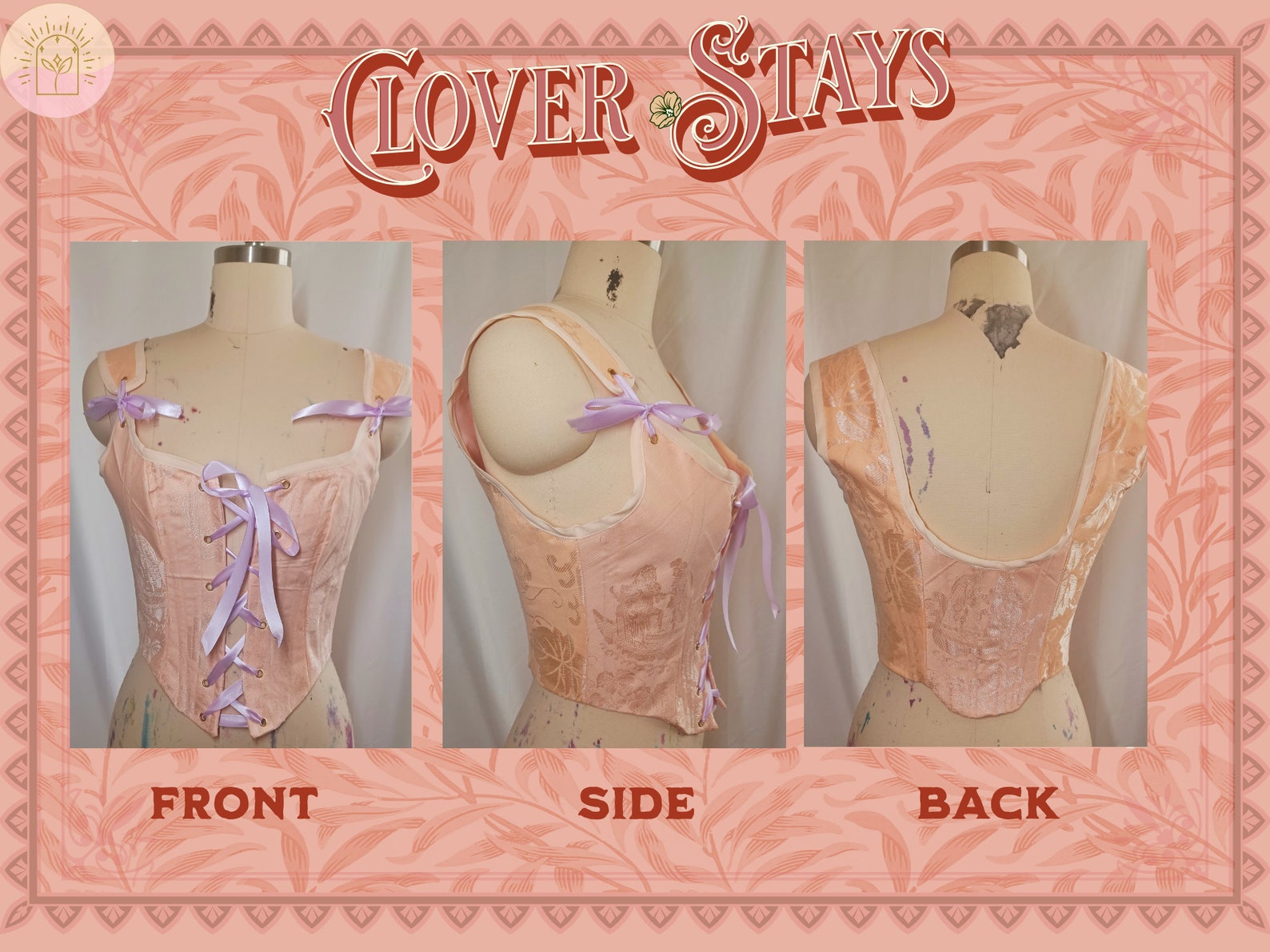 Clover Stays Pattern Straight Size Digital Download Sewing Pattern ...