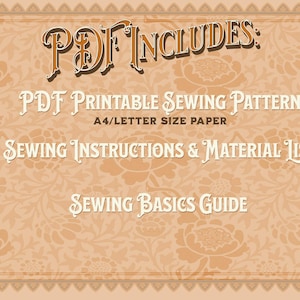 Fawn Mini Cloak Pattern | Digital Download Sewing Pattern, Cottagecore ...