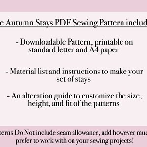 Autumn Stays Sewing Pattern Straight Size Digital Download - Etsy