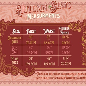 Autumn Stays Sewing Pattern Pack - Straight, Mid, and Plus Size ...