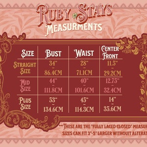Ruby Stays All Sizes Pattern Pack | Digital Download Sewing Pattern ...