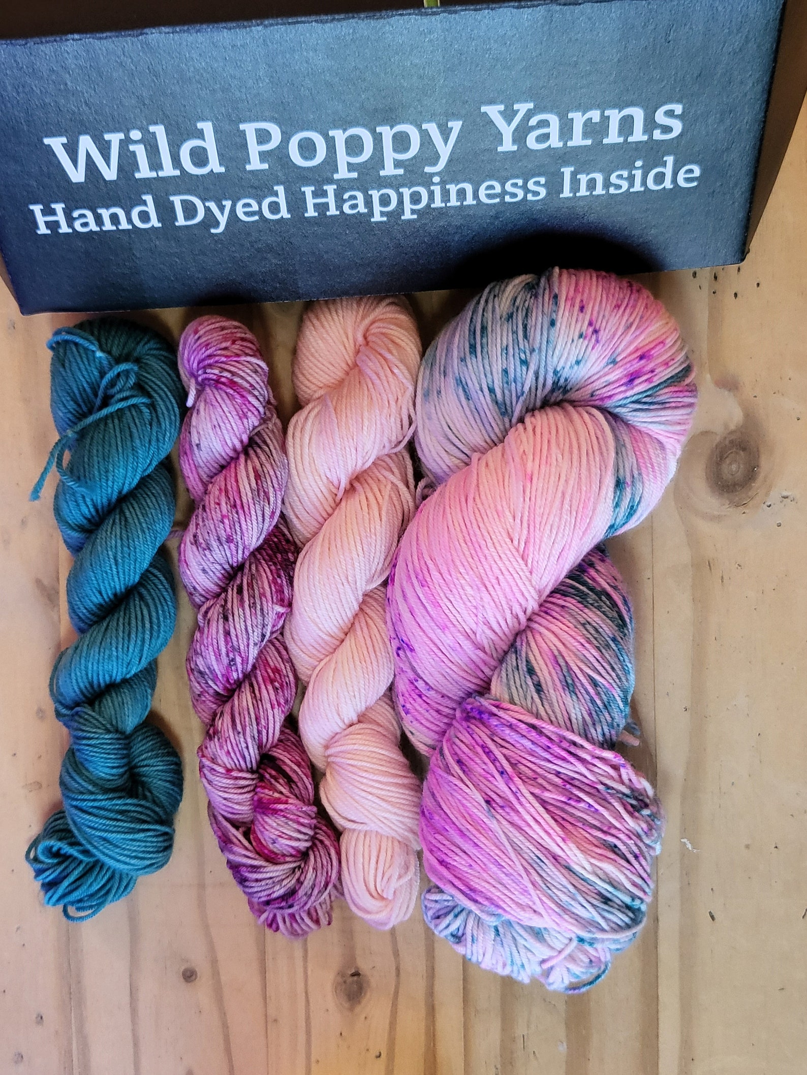 Hand Dyed Yarn Mystery Box 160 Superwash Sock - Etsy