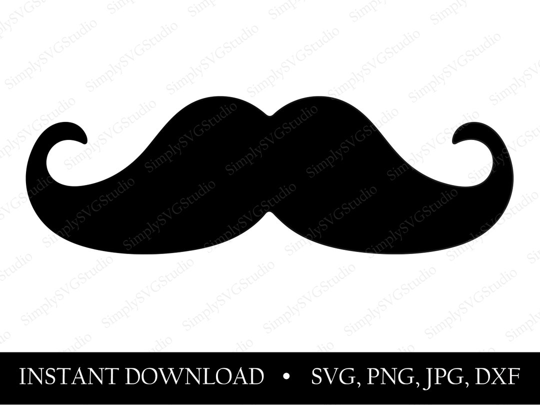 Invitación Con Bigote Para Imprimir En Blanco