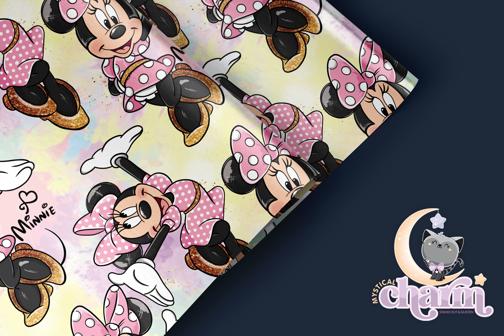 Mouse Friends Minnie DIGITAL Seamless Patterns Sublimation - Etsy