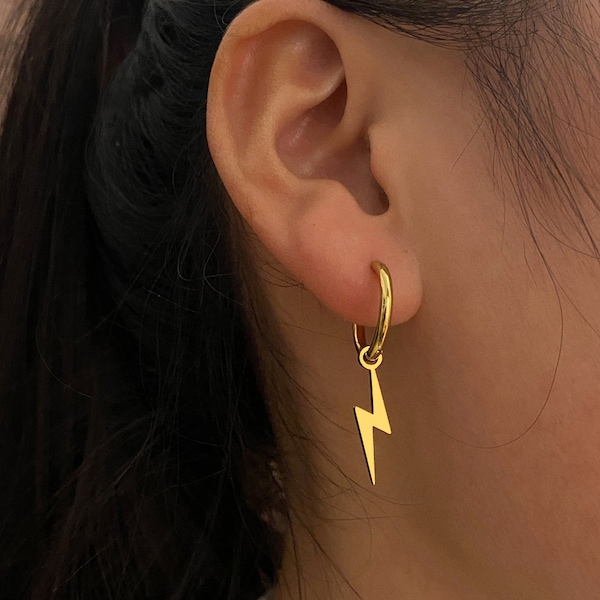 Lightning Earrings - Etsy