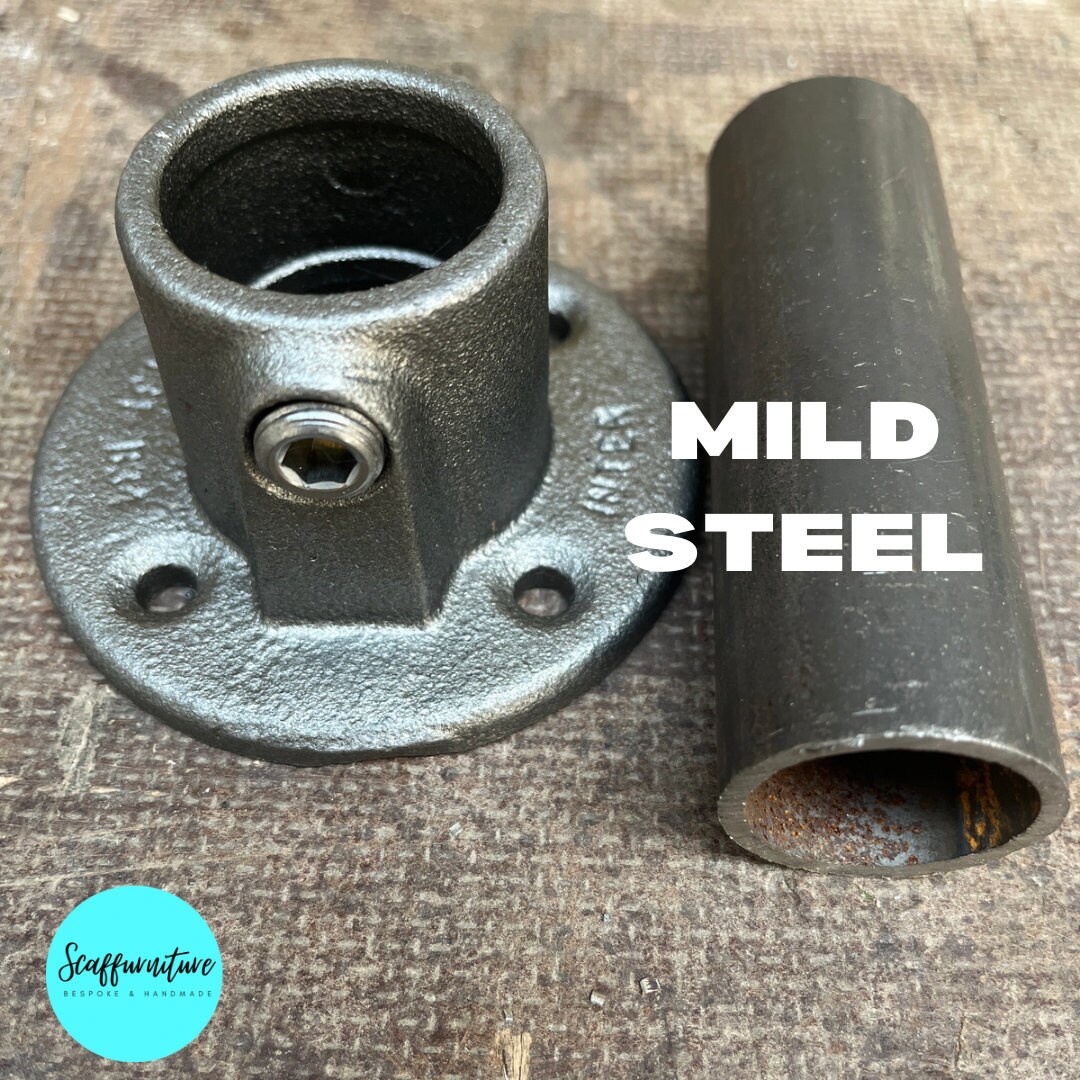 MATINA - Bespoke Scaffold Four Poster Bed Frame Industrial Metal Tubes ...