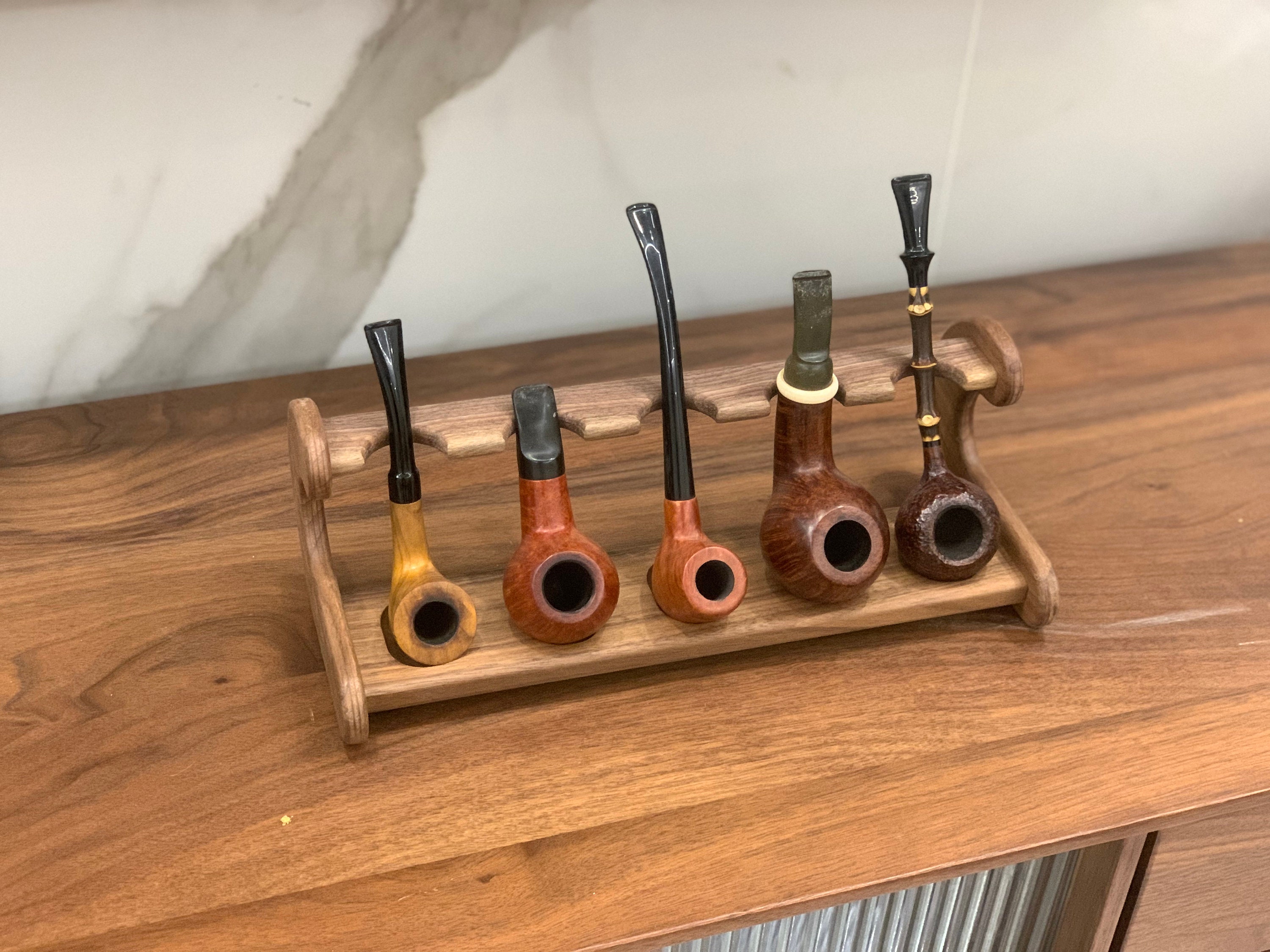 Classical Smoking Pipes Rack handmade Gift for - Etsy