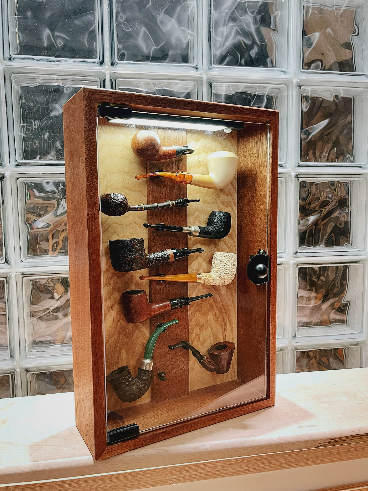Tobacco Pipes Display Case with Lighting - Etsy