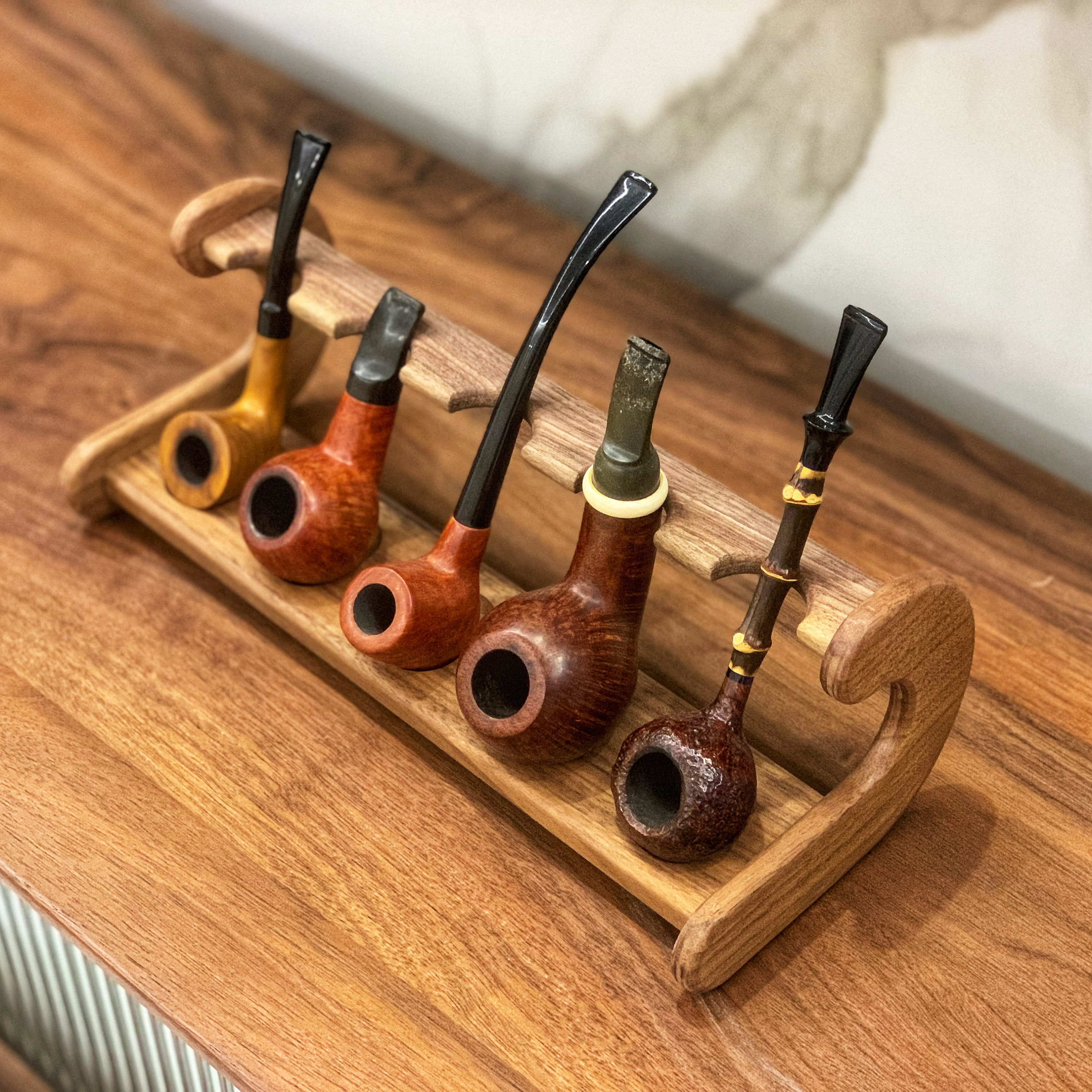Classical Smoking Pipes Rack handmade Gift for - Etsy