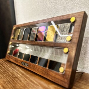 Hollow-carved Design Case for 14 Zippo Lighters,collectible Organizer ...