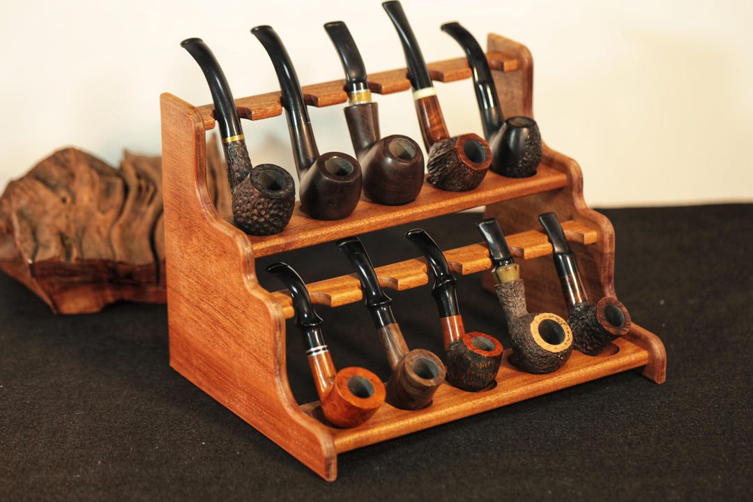 Stand for 10 Smoking Pipes,pipes Stand,pipes Rack,suitable for Most ...