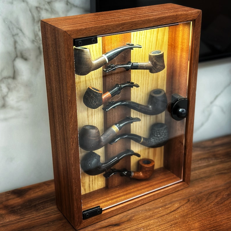 Tobacco Pipes Display Case with Lighting - Etsy