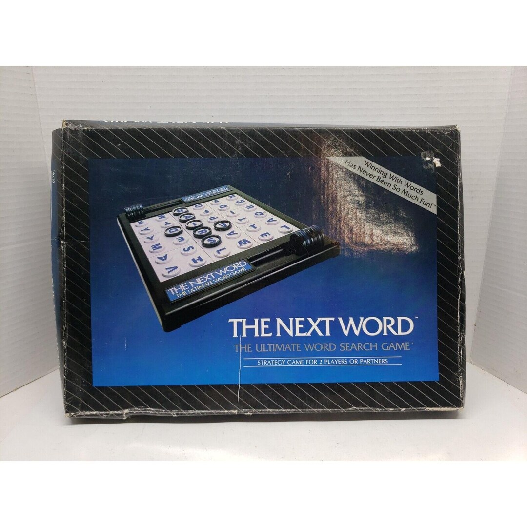 New! the NEXT WORD Ultimate Word Search Game 1987 Intuitive Marketing ...