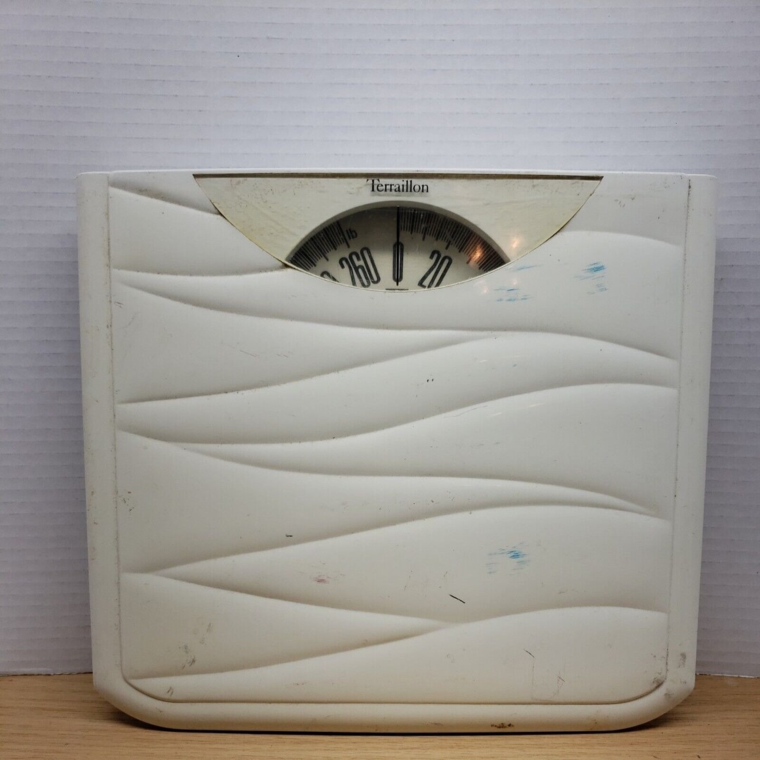 Terraillon Bathroom Scale Beige Kg & Lbs Beige Vintage Made in France ...