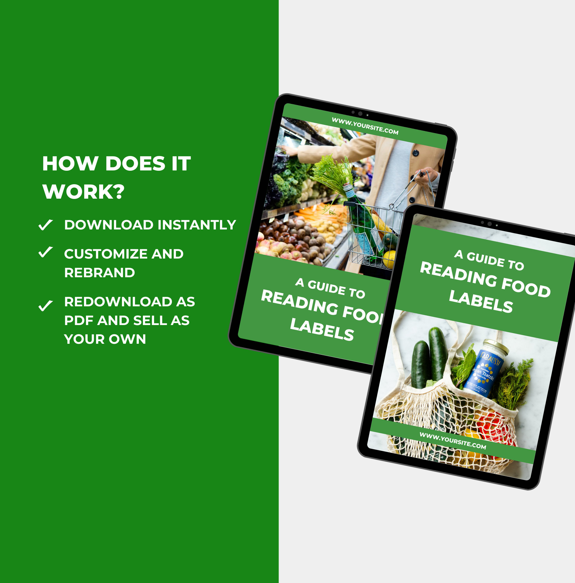 Food Label Guide: Canva Ebook Template for Nutrition Coaches (DFY) - Etsy