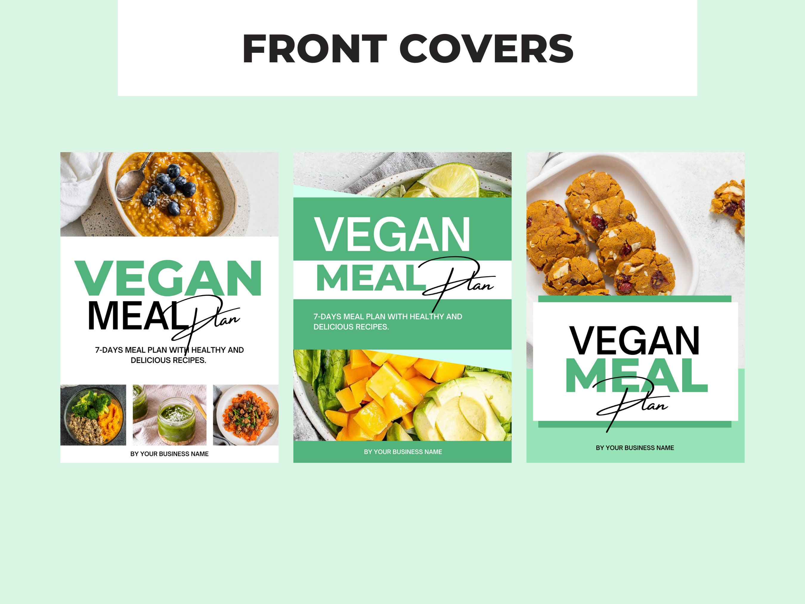 7-day Vegan Meal Plan Template With Healthy and Delicious - Etsy