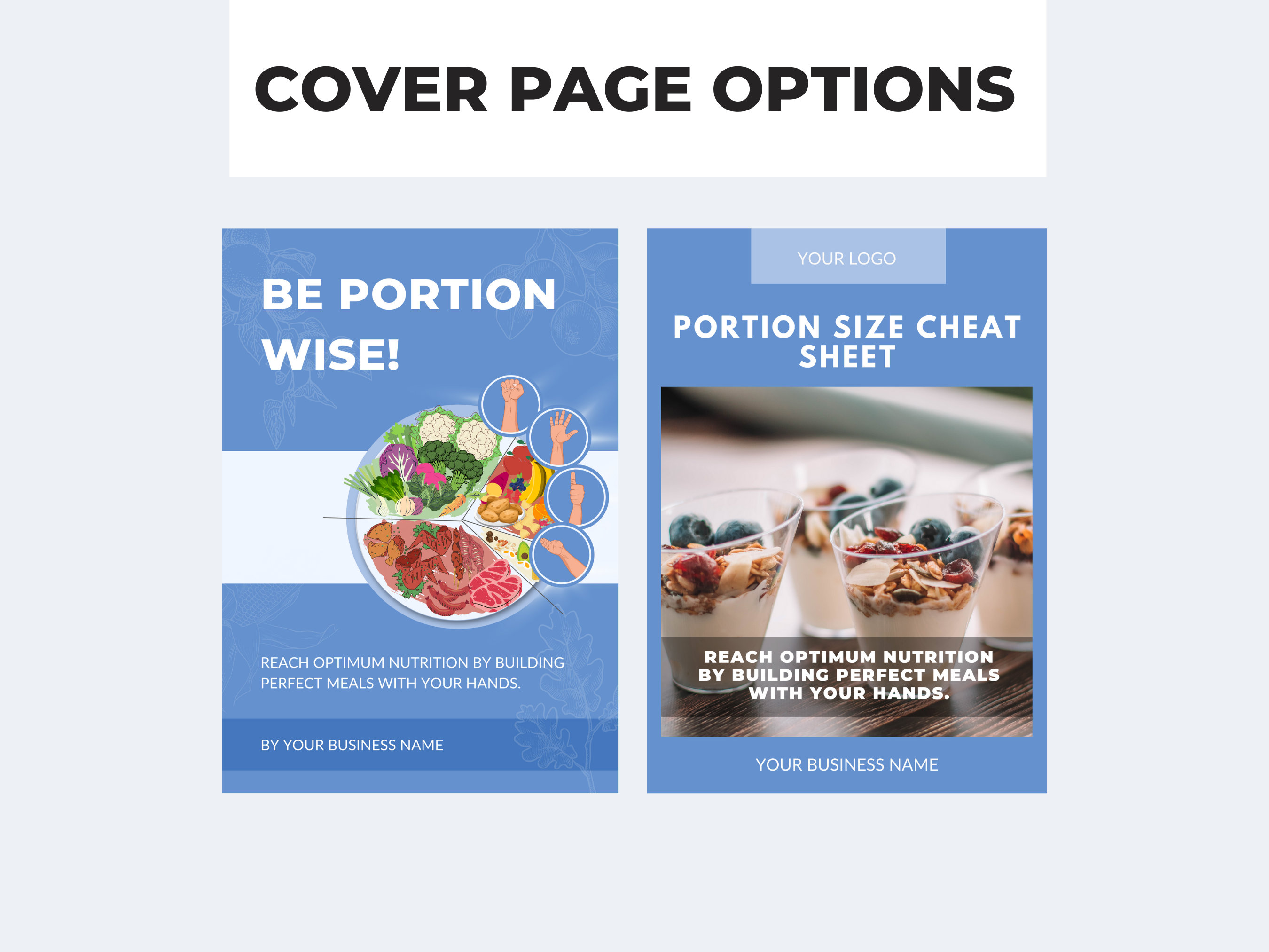 Portion Size Cheat Sheet Portion Size Charts Nutrition Ebook - Etsy ...