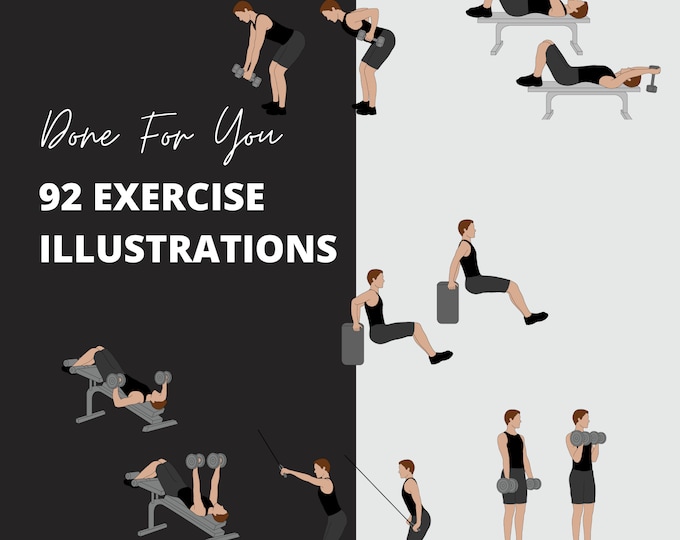 Fitness Gym Exercises Illustration, Men Workout Images, Transparent PNG ...