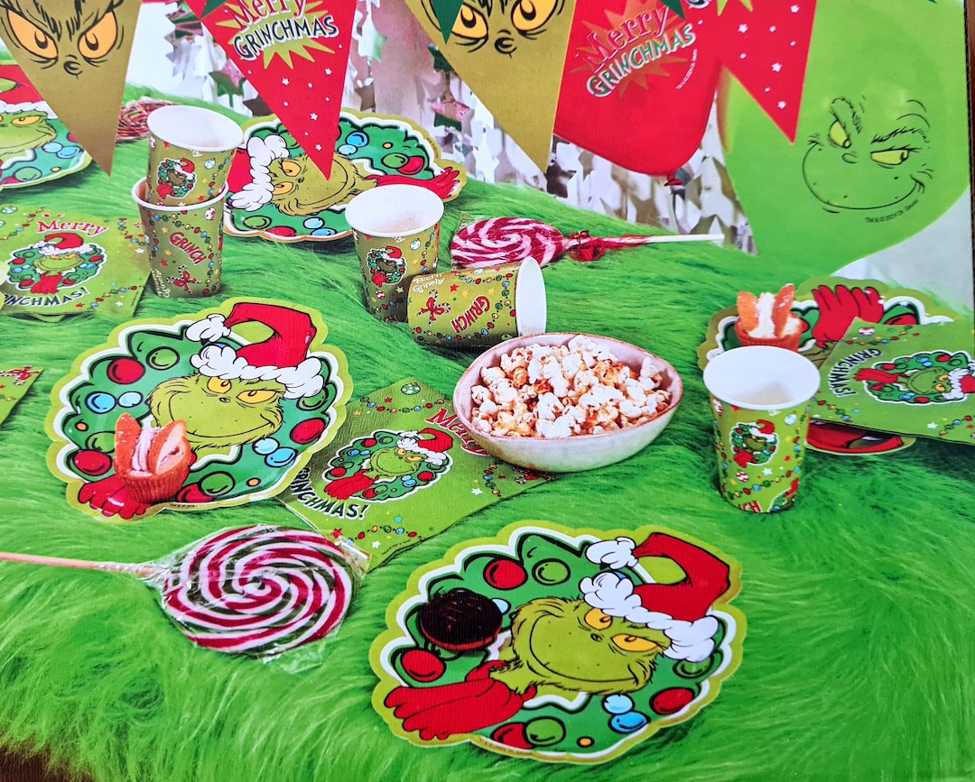 Christmas Grinchmas Grinch Party Pack/box/bumper Birthday Party ...