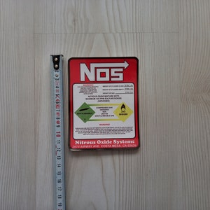NOS Sticker - Waterproof and Water Resistant NOS Sticker - You Can ...